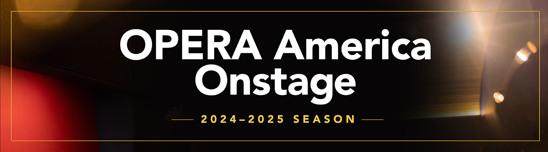 OPERA America Onstage